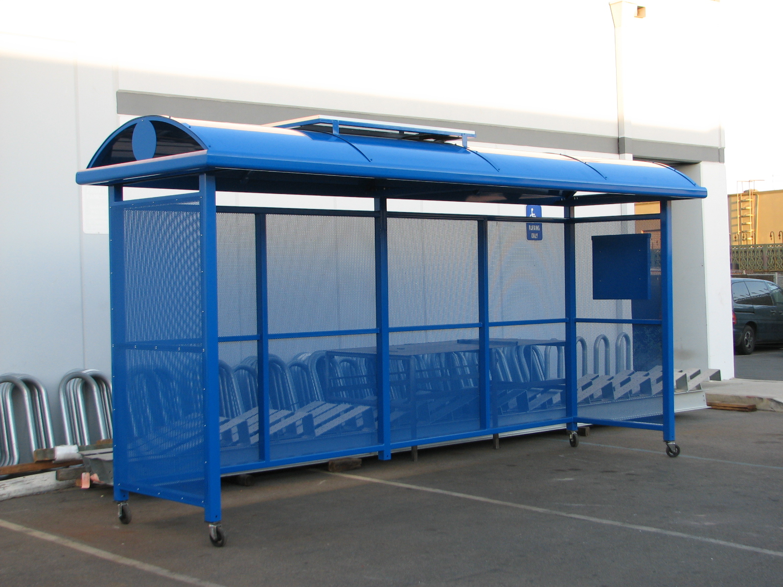 solar bus security lighting