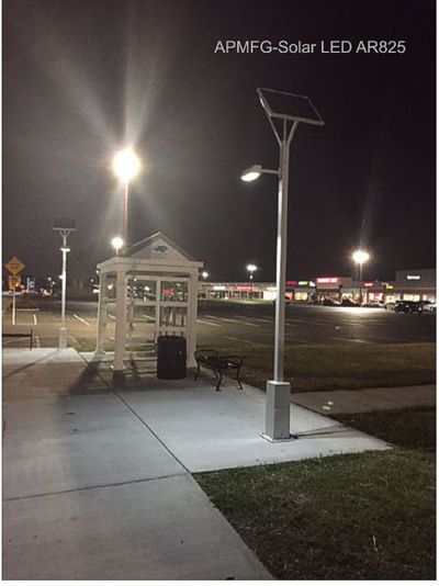 Solar Bus Stop Pole Light